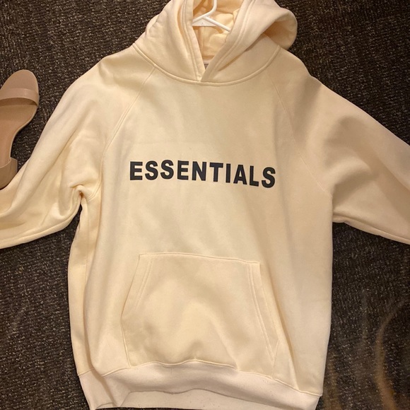 Sweaters | Essential Cream Hoodie | Poshmark